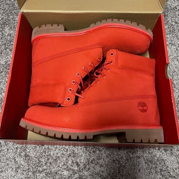 Timberland | Shoes | Brand New Red Timberland Boots5th Anniversary ...